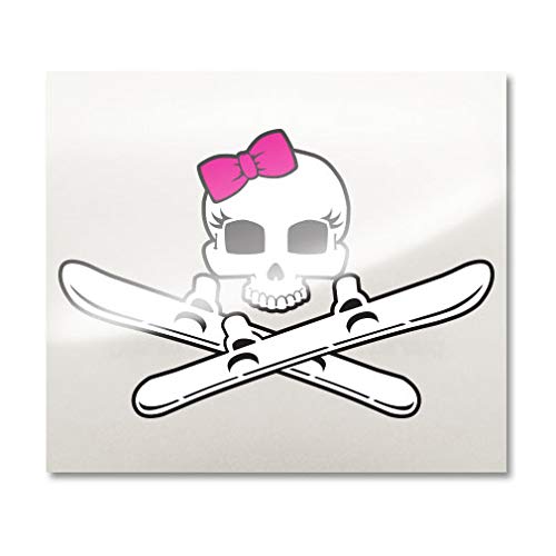 Amazon.com: Women's Snowboarding Skull Crossbones Decal : Arts, Crafts ...
