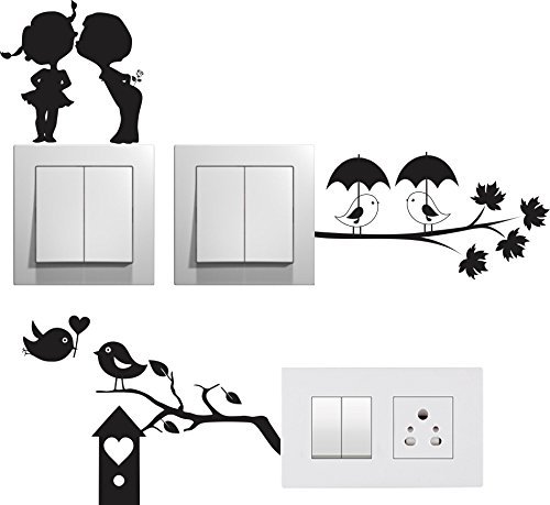ARWY Switch Wall Sticker, Wall Art, Fridge Sticker (Light Switches ...