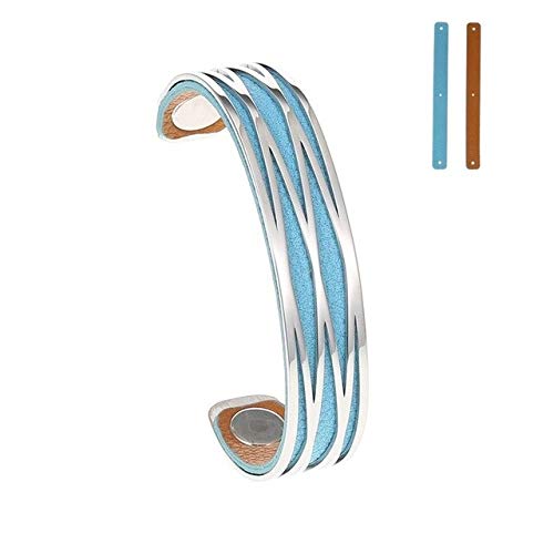 Buy Cremo Manchette Cannage Narrow Cuff Bangle Reversible Insert ...