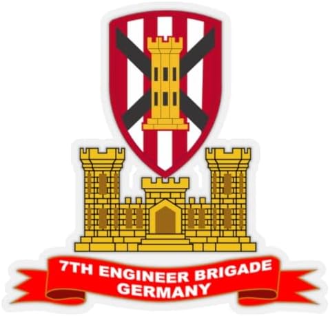 Amazon.com: Kiss-Cut Stickers - Army - 7th Engineer Brigade - 1969 ...