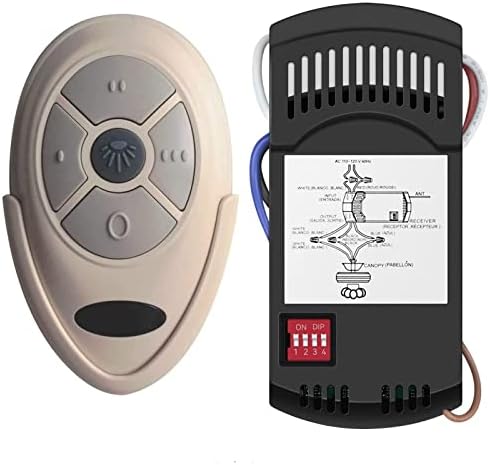 Amazon.com: Universal Ceiling Fan Remote Control Kit Dimmable ...