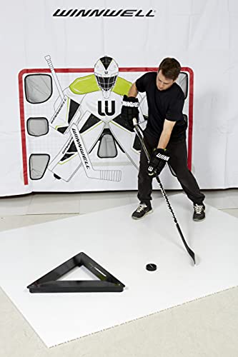Winnwell Triangle Hockey Passing Aid - Passing & Stick Handling Trainer ...