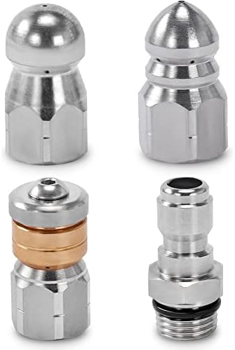 Jsrnqert Buse de jet de canalisation pour nettoyeur haute pression ...