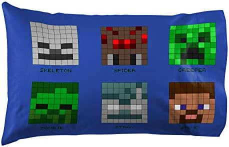 Amazon.com: Jay Franco Minecraft Diamond Life 1 Pack Pillowcase ...