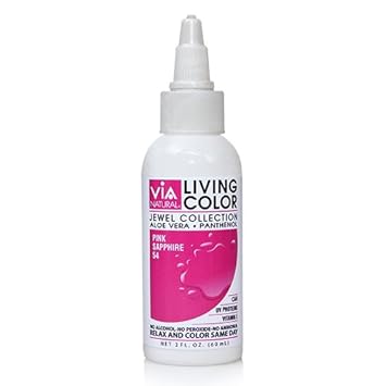 Amazon.com: Via Living Color Hair Collection Color - Style 054 Pink ...