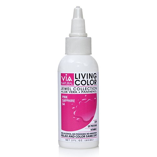 Amazon.com: Via Living Color Hair Collection Color - Style 054 Pink ...