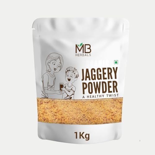 Amazon.com: MB Herbals Jaggery Powder 2.2 lb (1 Kg / 35 oz) | Raw ...