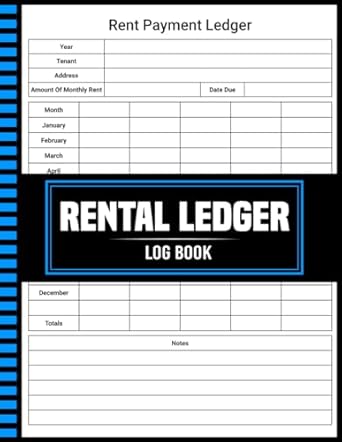 Amazon.com: Rental Ledger Book: Efficiently Track Your Rental Finances ...