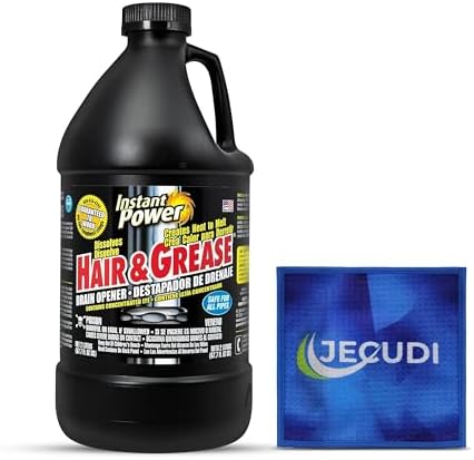 Amazon.com: Instant Power Hair and Grease Drain Opener, 1 l, Liquid, 2 ...