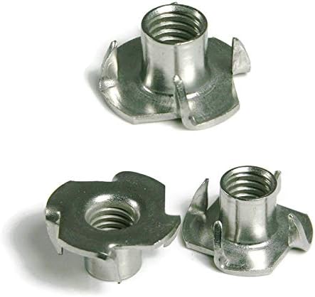 Amazon.com: 316 Stainless Steel T-Nuts Pronged Marine Grade Stainless ...