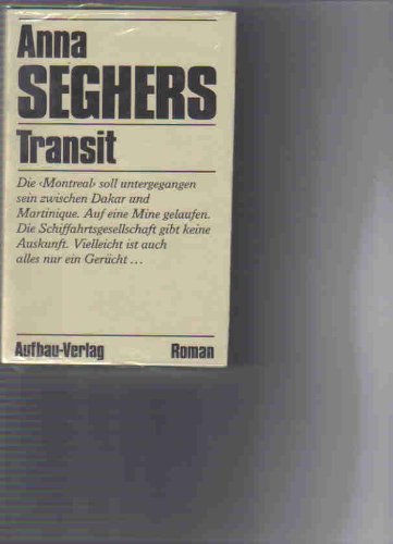 Transit: Roman: Seghers, Anna: 9783351020897: Books - Amazon.ca