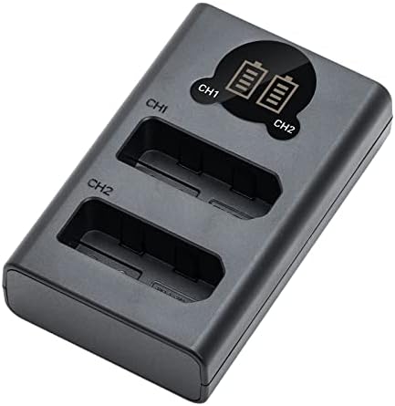 Amazon.com : Kimaru EN-EL14 EN-EL14a Battery Charger, Double Slot MH-24 ...