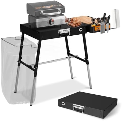 Amazon.com: AOKEMAi Outdoor Grill Table Blackstone Griddle Stand 17 ...