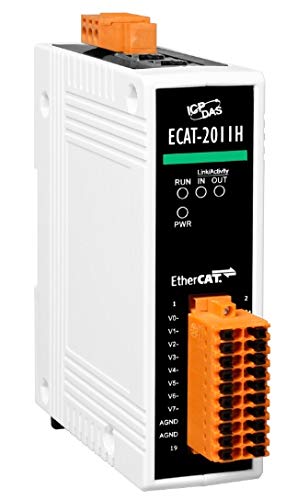 ICP DAS USA's ECAT-2011H EtherCAT Slave I/O Module with Isolated 16-ch/8-ch AI: Amazon.com ...