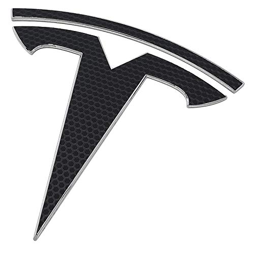 Tesla Model Y Logo Decal Wrap 8-pc Set (Matrix Black) : Amazon.in ...