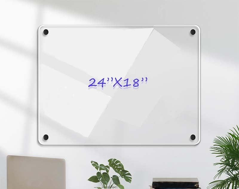 Amazon.com : Large Clear Acrylic Dry Erase Board for Wall,Non Magnetic ...