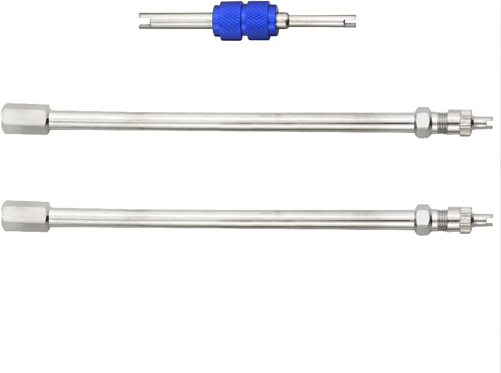 Amazon.com: 6 Inch Dually Valve Stem Extenders - 2 Pack - Easy Install ...