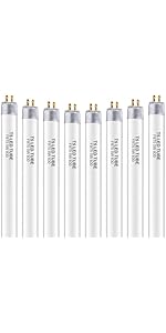 Wesome Lighting 12 Inch F8T5/CW LED Replacement Bulbs, 4100K Cool White ...