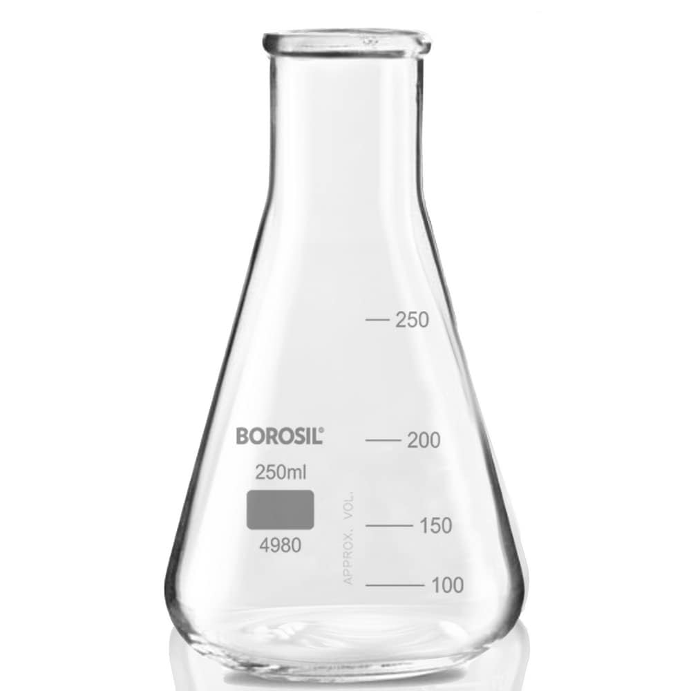Borosil 4980021 Flask, 250 ml : Amazon.in: Industrial & Scientific