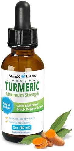 Amazon.com: Liquid Turmeric Curcumin with Bioperine for Enhanced ...