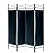 Amazon.com: Legacy Decor 4 Panel Metal and Woven Fabric Room Divider ...