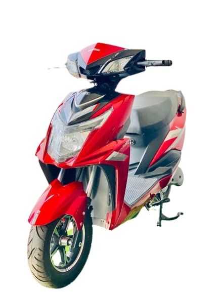 Mansa Motors Supertech GT Red & Black Electric Scooter : Amazon.in: Car ...