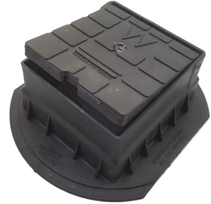 Stopcock Water Meter Box with Hinged Lid 5.5" x 5" Made in Britain ...