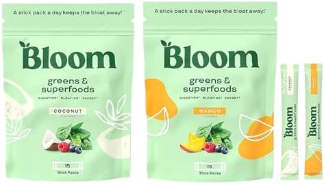 Amazon.com: Bloom Nutrition Super Greens Powder Stocking Stuffer Stick ...