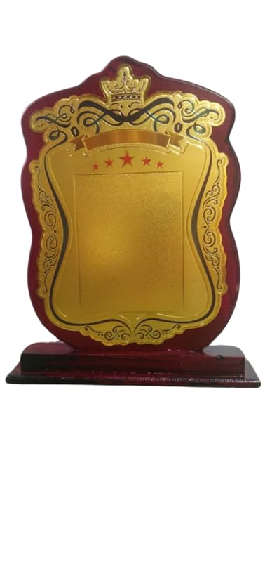 M.D.F Board Trophy Shield for Party Celebration, Gift, Sport Academy ...