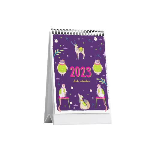 Happening Hippo Calendar 2023 | Standing Table Calendar | Cute Monthly ...
