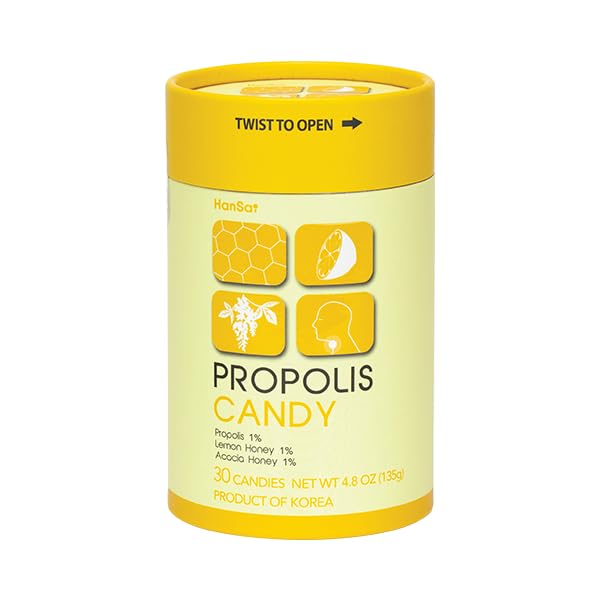 Amazon.com: Propolis Candy Honey Lemon Mint – Propolis Extract Powder ...