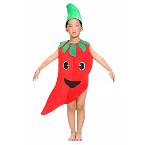 Buy Fancy Steps Red Chili pepper costume fancy dress costume | Annual ...