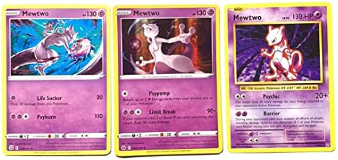 Mewtwo - Pokémon 3 Card Set - Evolutions/Crown Zenith/Brilliant Stars - 059/159-51/108 : Amazon ...