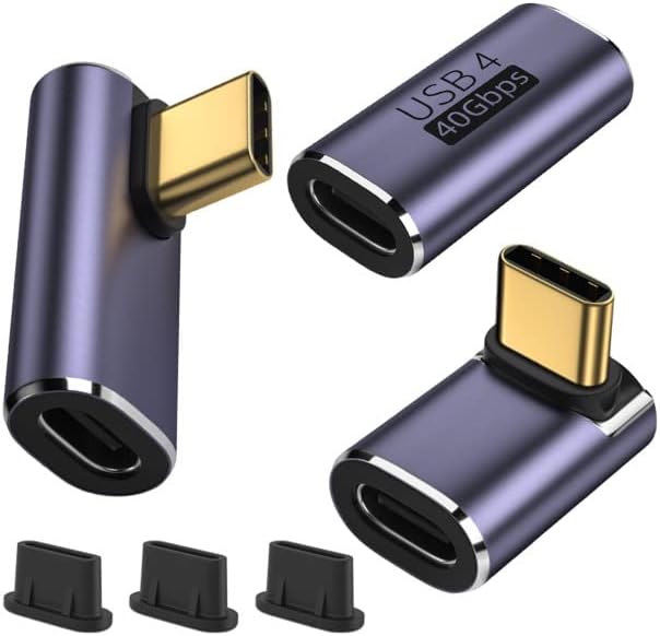 Usb C 90 Gradi 3pcs Adattatore Usb C 90 Gradi ad Angolo Retto Femmina a ...