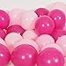 Amazon.com: Pink Balloons w/Ribbon 100 Pack 12 Inch Hot Pink and Light ...
