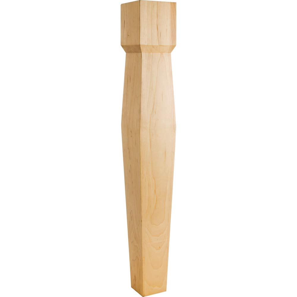 5" Square x 35-1/2" Diamond Taper Post, Tapers to 3-1/4" at the base ...