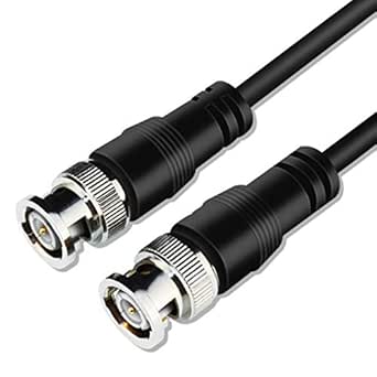 Amazon.com : Tan QY BNC RG-59/U Cable 6Ft- BNC Male to Male Extension Connector Adapter ...