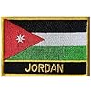 Amazon.com: Uijokdef 1 PCS Jordan Flag Patches Iron On or Sew On ...