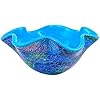 Amazon.com | Modern and Elegant Murano Style Art Glass Decorative Bowl ...