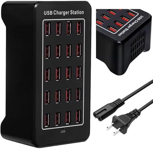 Amazon.com: 30 Port USB Charger, 150W/30A USB Smart Charger, 30-in-1 ...