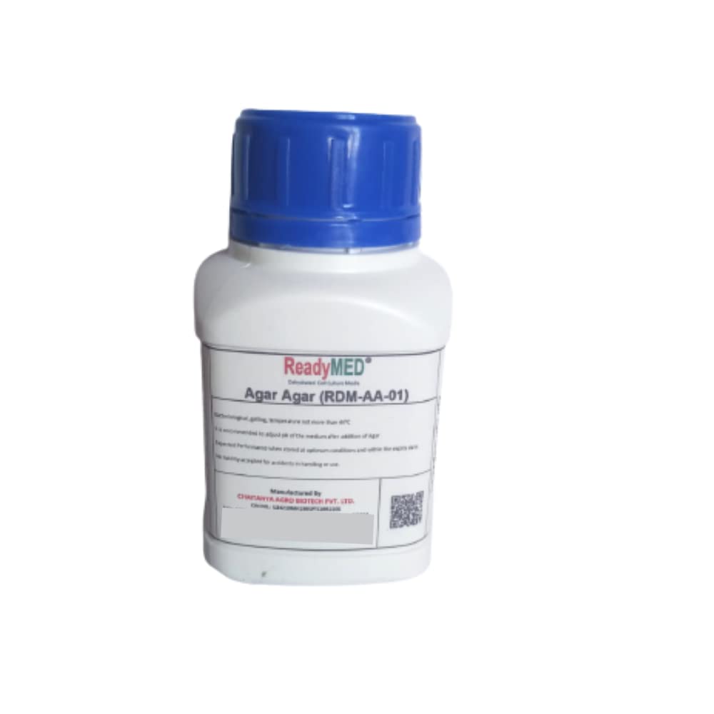 Agar Agar Powder Bacteriological - ReadyMED 100g : Amazon.in ...