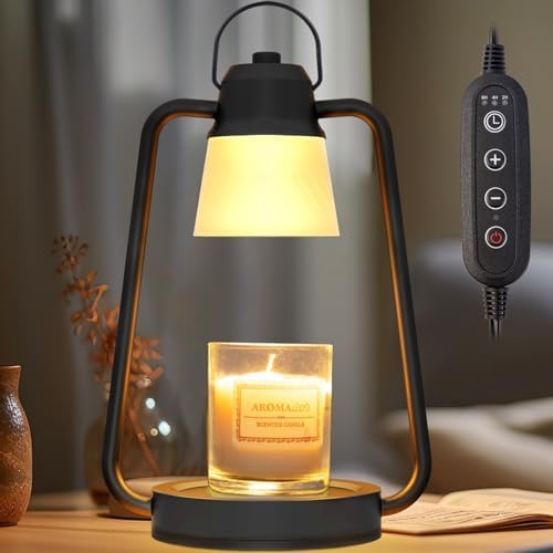 MAOYUE Candle Warmer Lamp Dimmable Timer: Electric Metal Top Down Light ...
