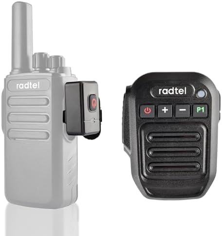 Amazon.com: ABBREE Ham Radio Wireless Handheld Speaker Mic, 2 Pin ...