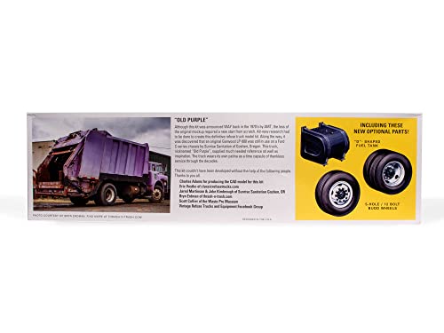 AMT Ford C-600 Gar Wood Load Packer Garbage Truck 1:25 Scale Model Kit ...