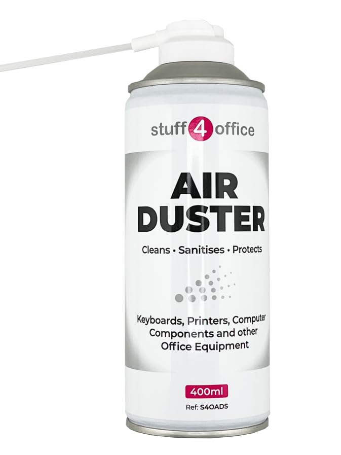 Stuff4Office 400ml Air Duster Compressed Gas Can Spray/Spray Duster ...