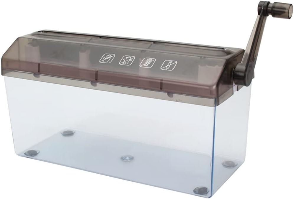 Doumneou DéChiqueteuse à Main, DéCoupeuse de Papier Manuelle A4 pour la ...