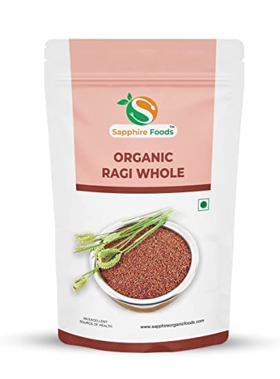 SAPPHIRE FOODS Edible Ragi Seeds Grain Whole (Finger Millet Sabut ...