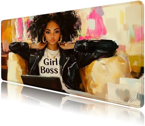 Amazon.com: Girl Boss Mouse Pad, Desk Pad Mat, Mouse Pads for Desk ...