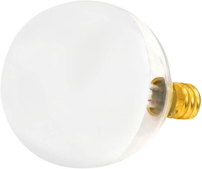 Bulbrite 25G16HM Half Chrome 25W Globe Shape Bulb - Incandescent Bulbs - Amazon.com