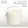 Amazon.com: COOK WITH COLOR 40W Round Lunch Box, Portable Food Warmer ...